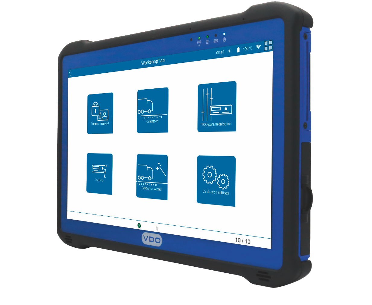 Das VDO WorkshopTab 2: Die All-in-one Lösung.